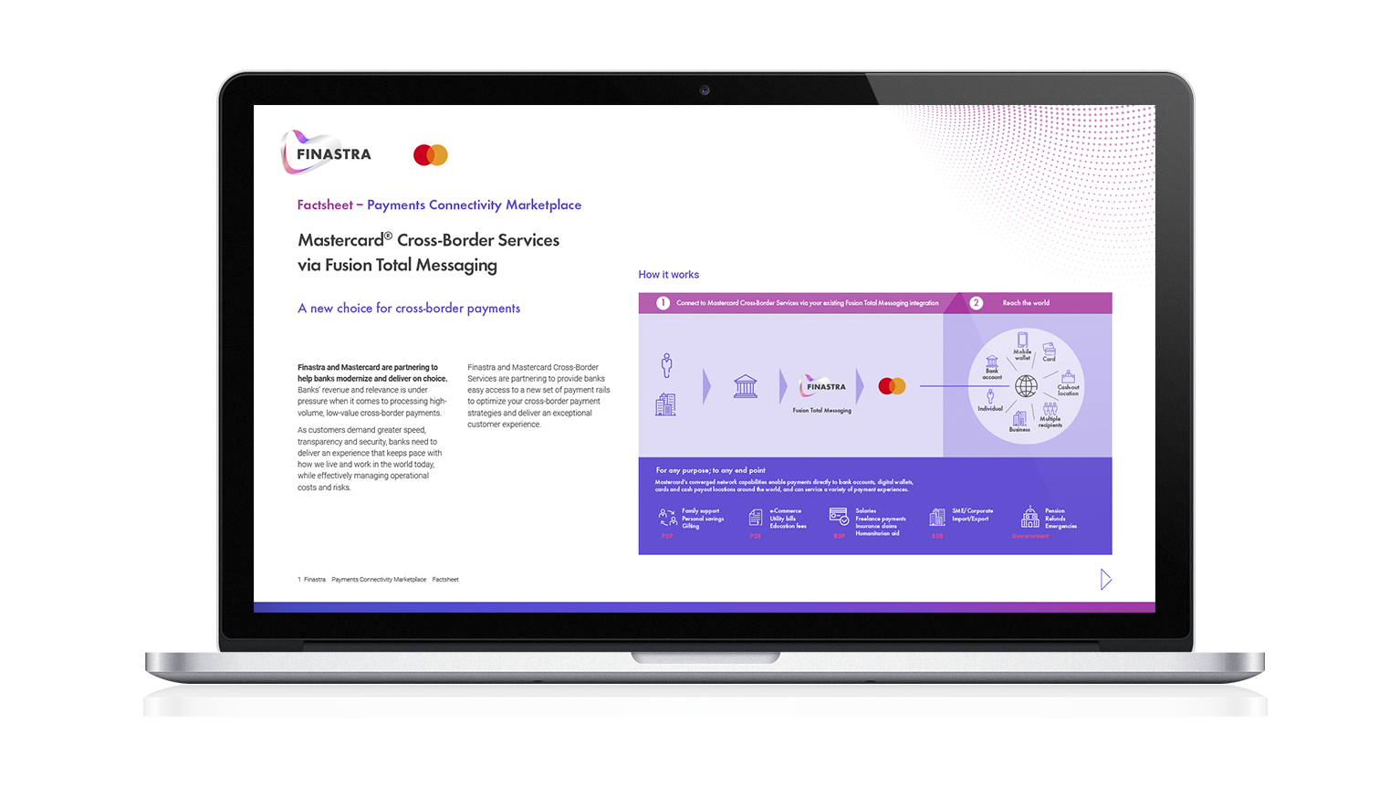 Mastercard Cross-Border Services via Fusion Total Messaging | Finastra Mastercard Cross-Border Services via Fusion Total Messaging | Finastra