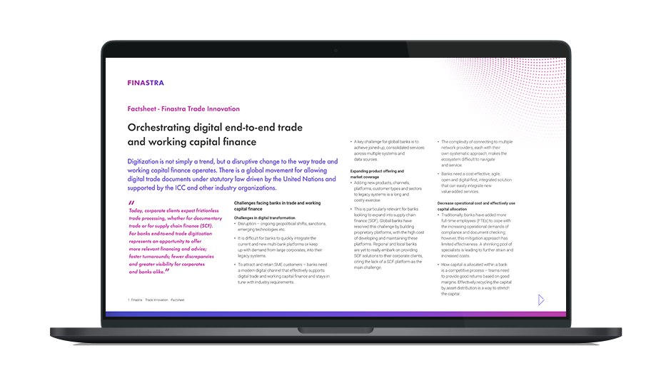 Fusion Trade Innovation | Finastra