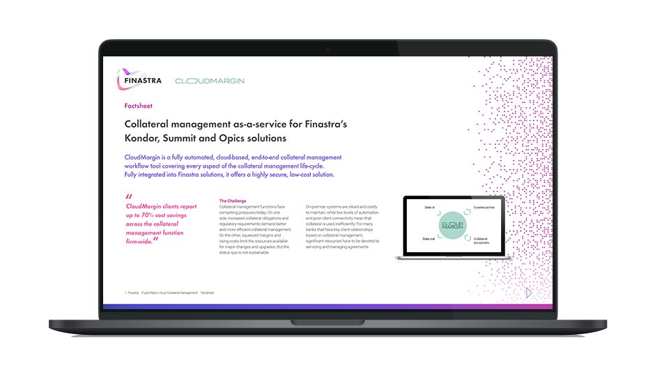 FusionStore | CloudMargin | Finastra