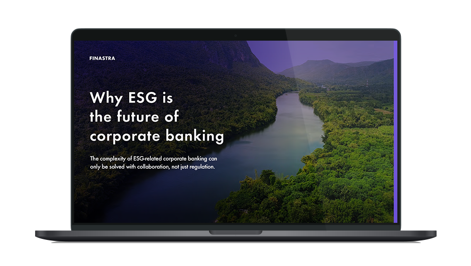 Why ESG is the future of corporate banking | Finastra