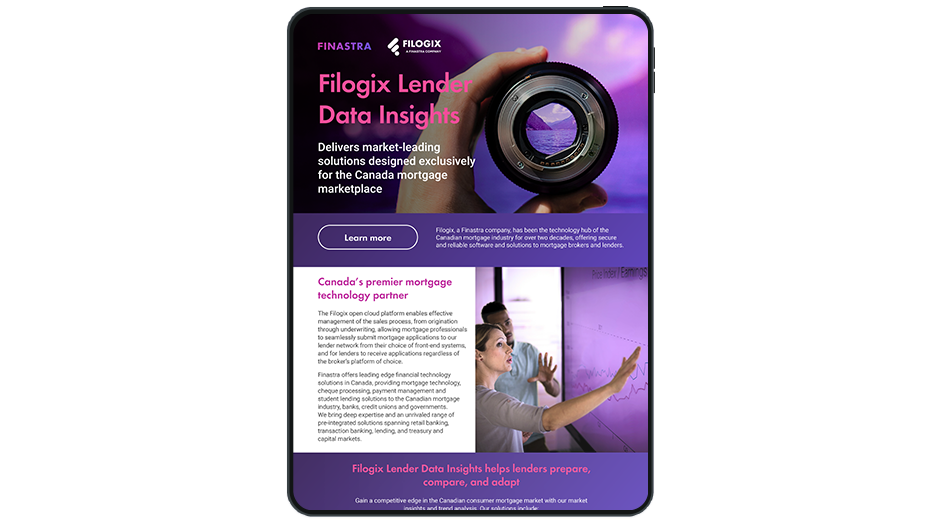 Filogix Lender Data Insights | Finastra