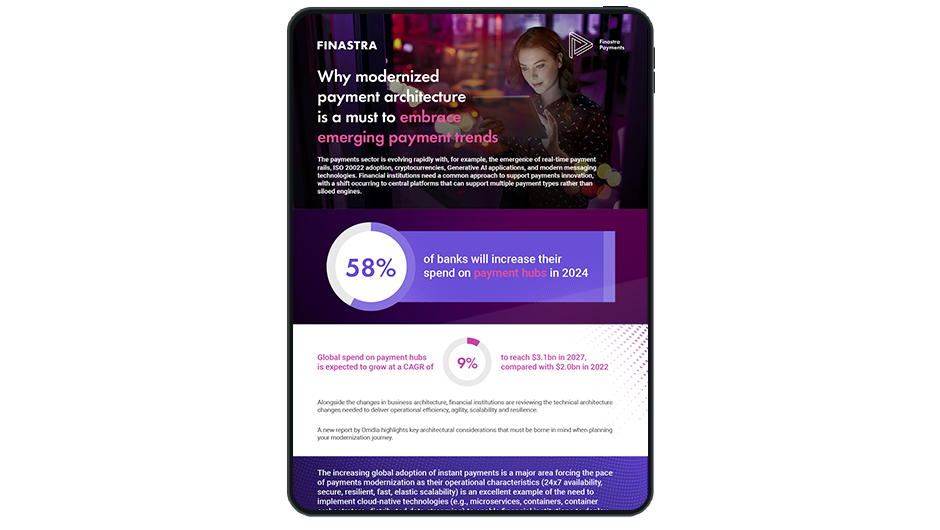 Payments Modernization – an architectural perspective | Finastra