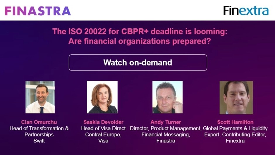 ISO 20022 Deadline: Are Financial Organisations Ready? | Finastra