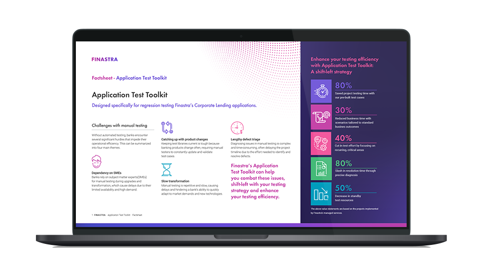 Application Test Toolkit | Finastra