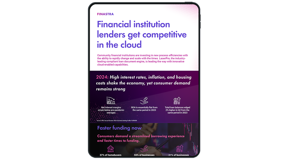 Infographic - The power of LaserPro cloud | Finastra