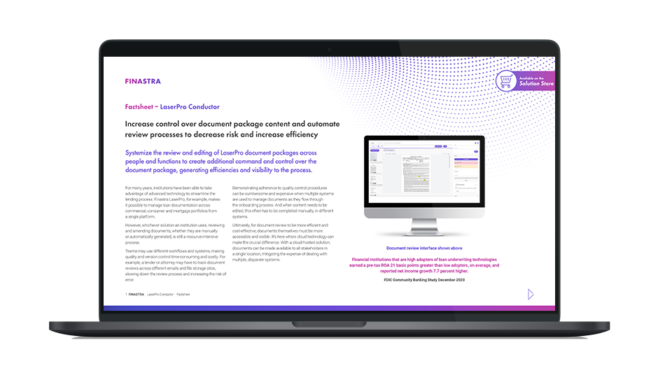 LaserPro Conductor optimizes document management to close loans faster ...